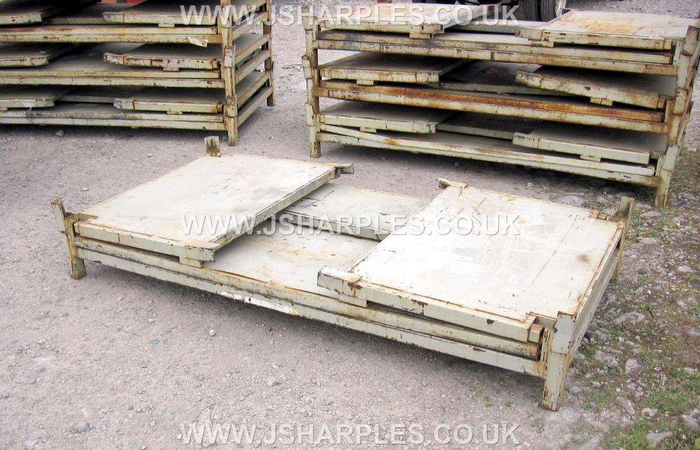 USED STEEL STILLAGE, COLLAPSIBLE / FOLDING, EASY STORAGE . for Sale - J ...