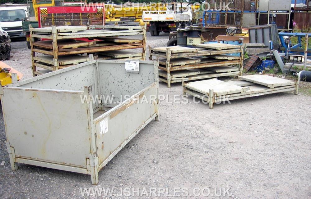 USED STEEL STILLAGE, COLLAPSIBLE / FOLDING, EASY STORAGE . for Sale - J ...